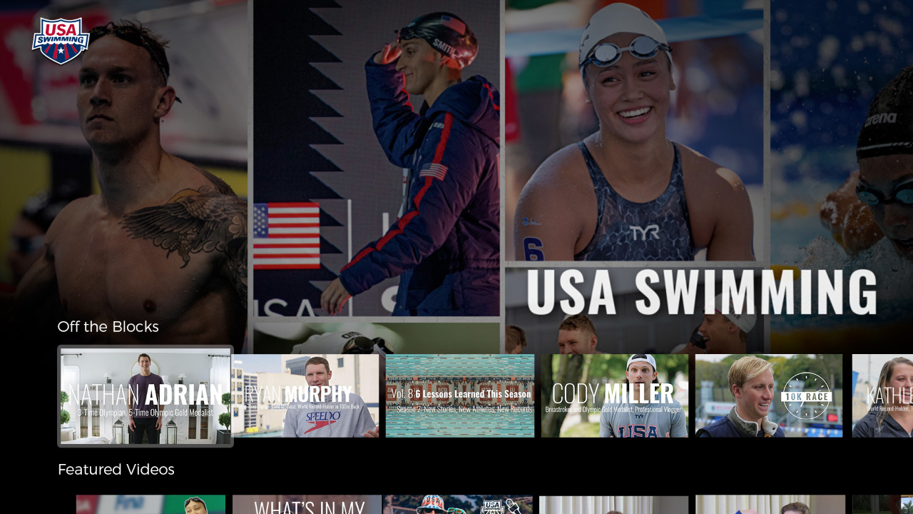 USA Swimming | TV App | Roku Channel Store | Roku