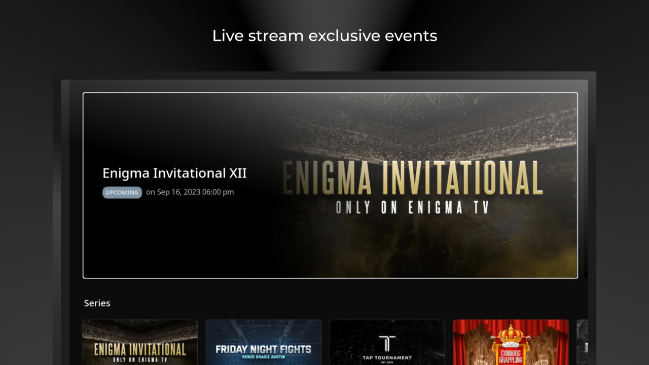 Enigma TV | TV App | Roku Channel Store | Roku