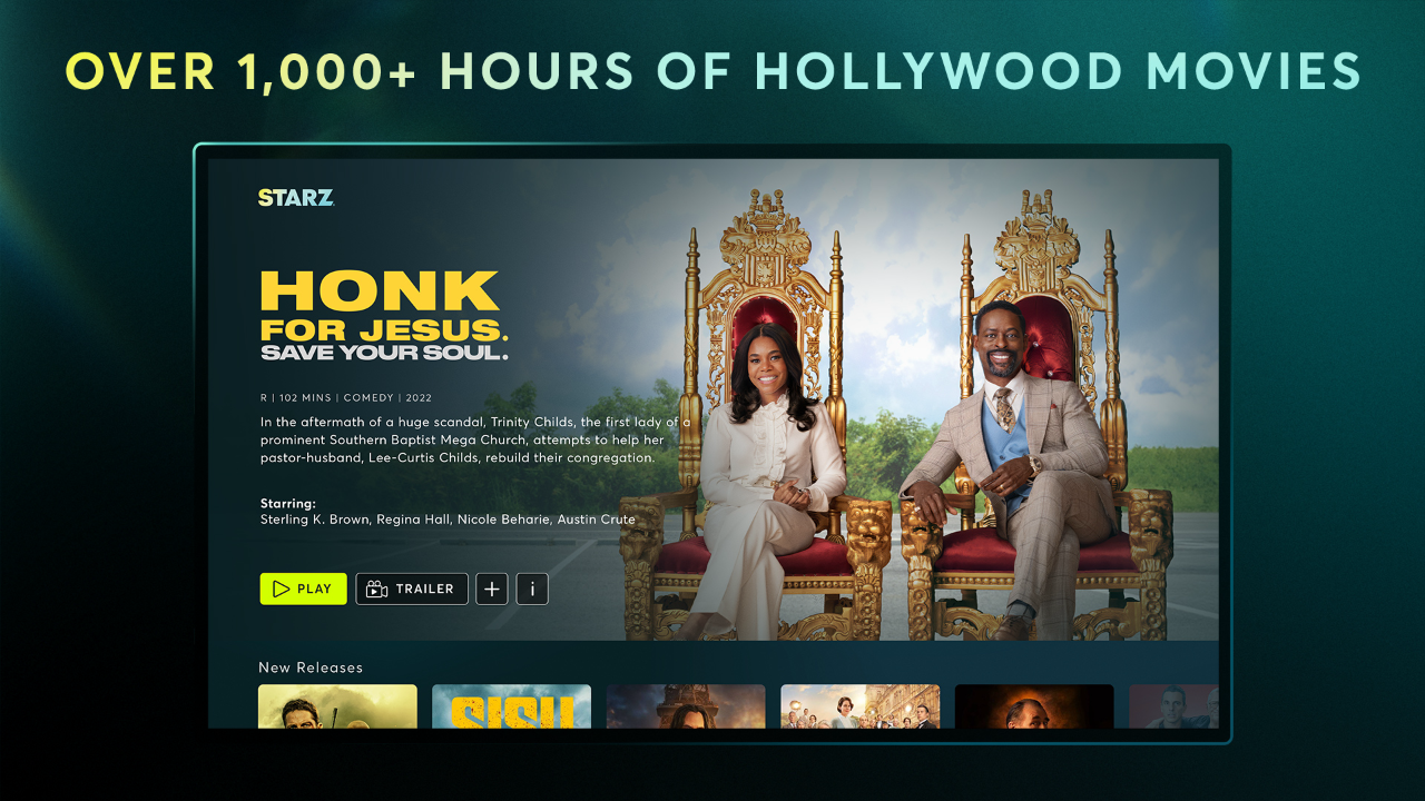 STARZ | TV App | Roku Channel Store | Roku