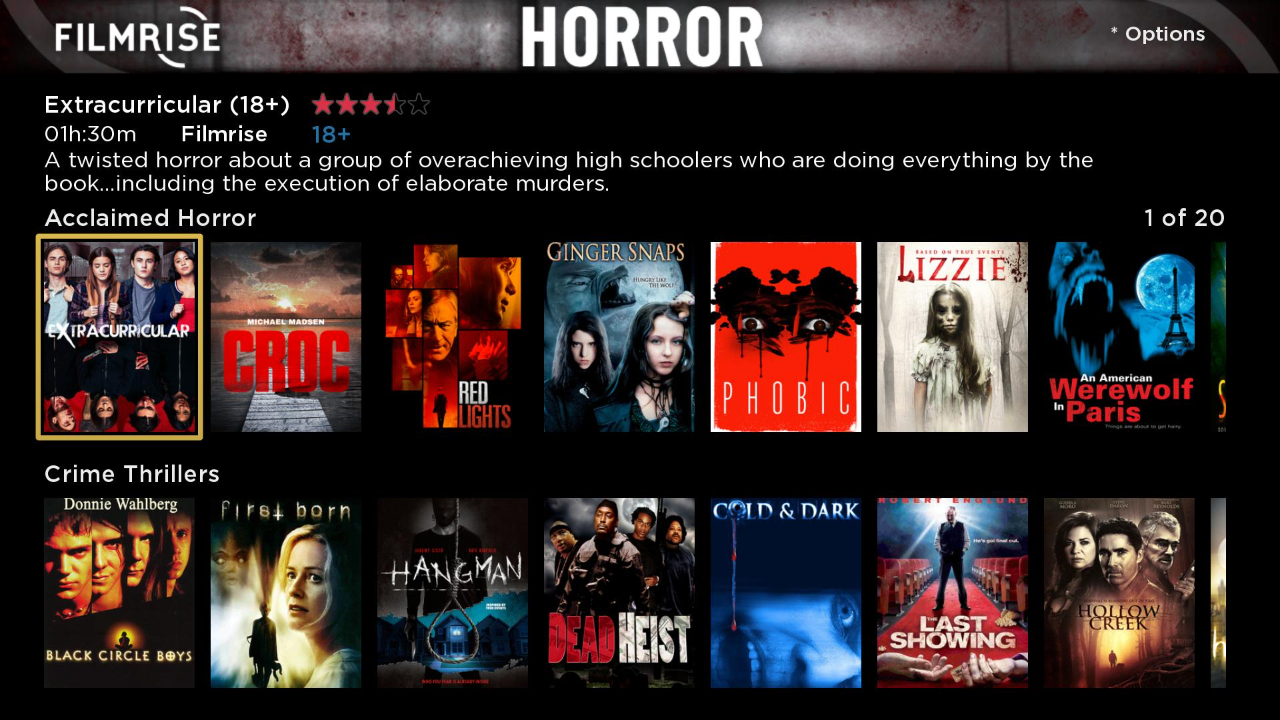 FilmRise Horror | TV App | Roku Channel Store | Roku
