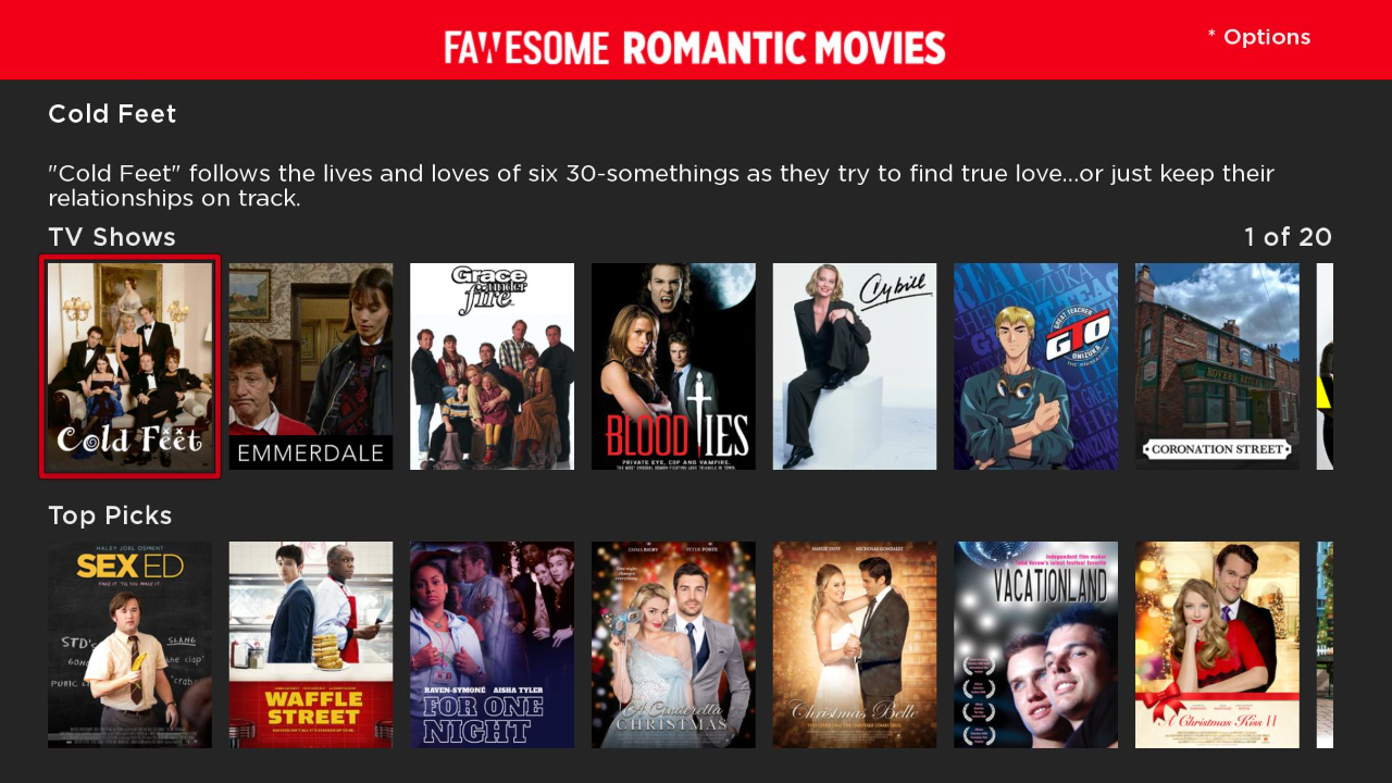 Romance Movies & TV by Fawesome | Roku Channel Store | Roku