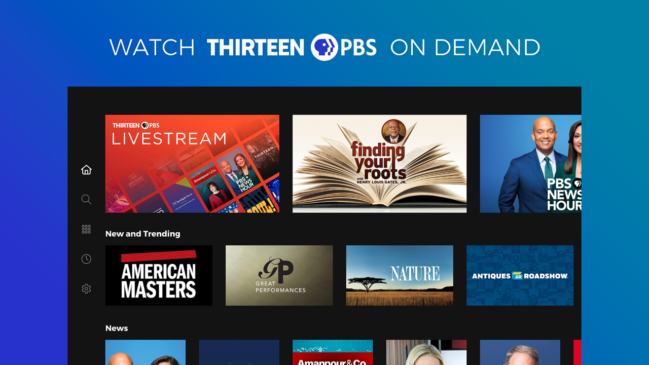 THIRTEEN explore | TV App | Roku Channel Store | Roku