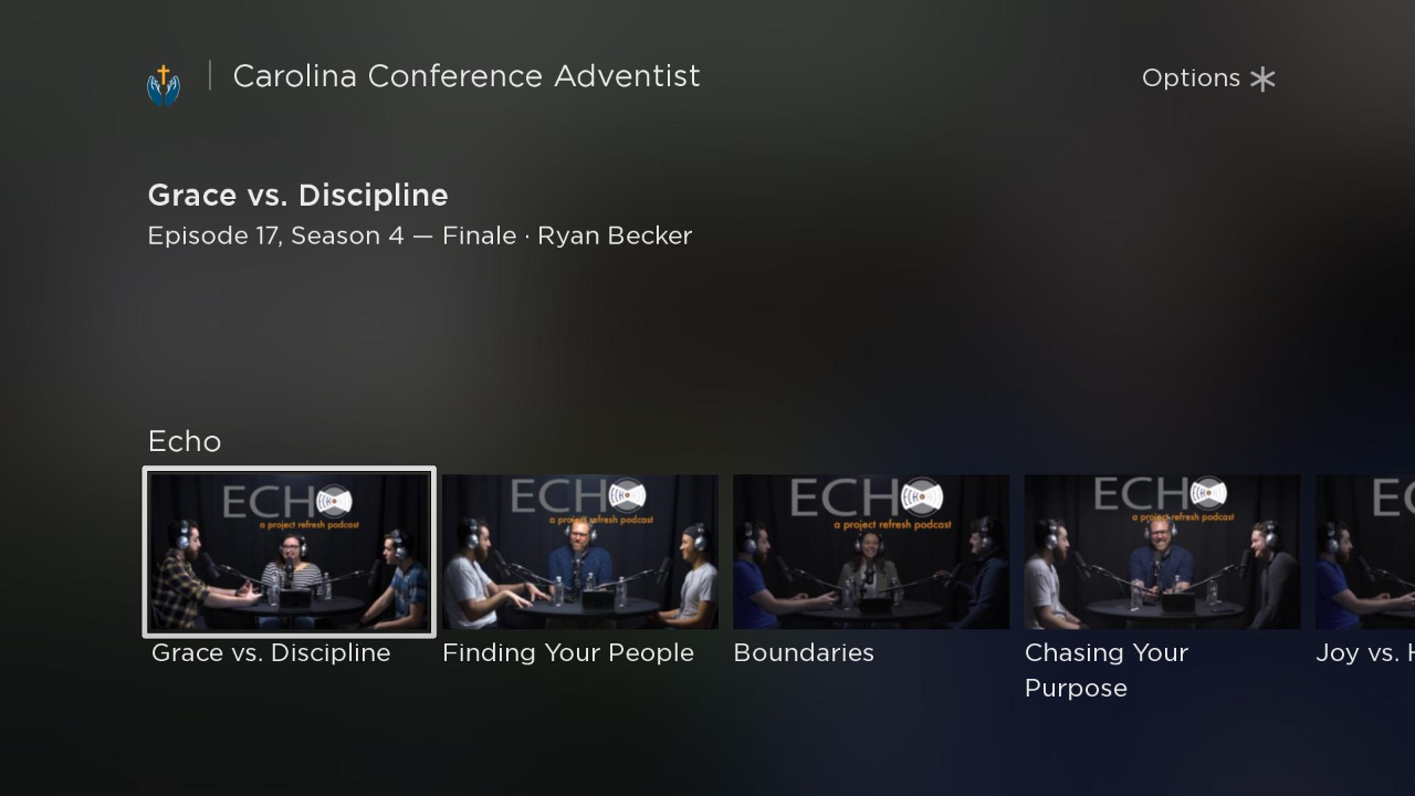 Carolina Conference Adventist | TV App | Roku Channel Store | Roku