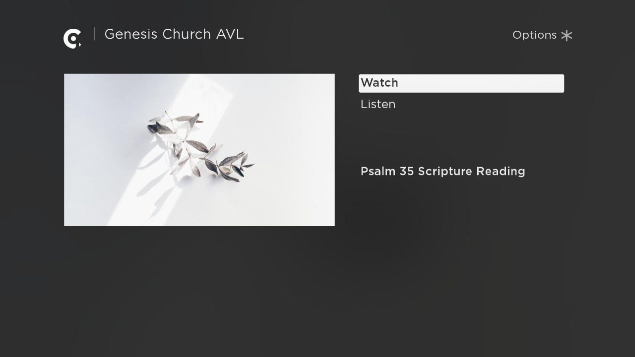 Genesis Church AVL | TV App | Roku Channel Store | Roku
