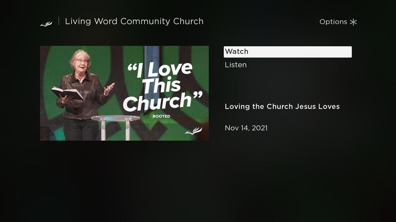 Living Word Community Church | TV App | Roku Channel Store | Roku