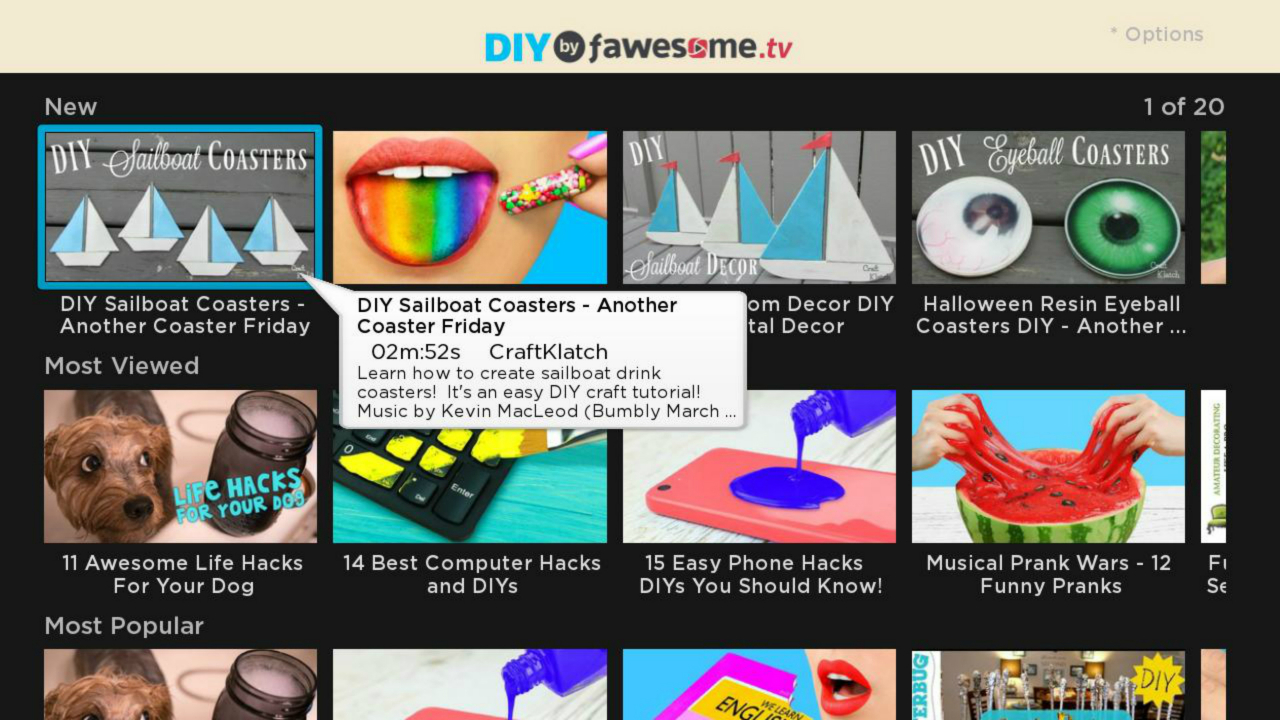 DIY by Fawesome | Roku Channel Store | Roku