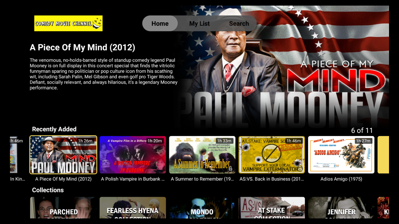 Comedy Movie Channel | TV App | Roku Channel Store | Roku
