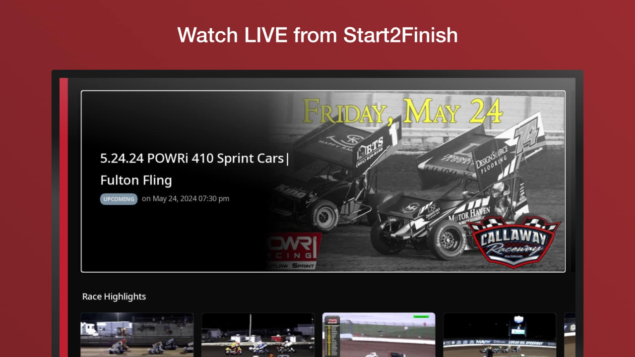 Start2Finish TV | TV App | Roku Channel Store | Roku