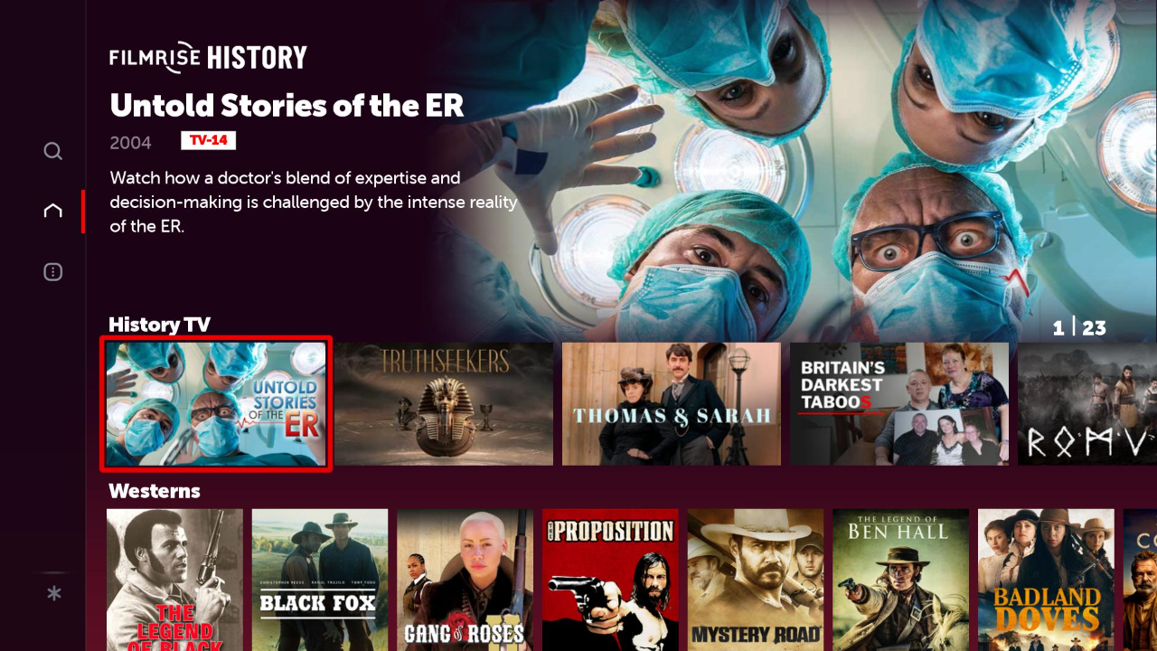 FilmRise History | TV App | Roku Channel Store | Roku