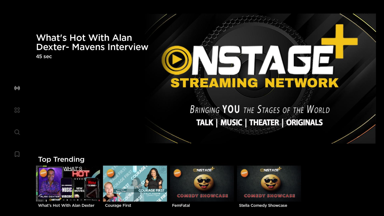 OnStage PLUS | TV App | Roku Channel Store | Roku