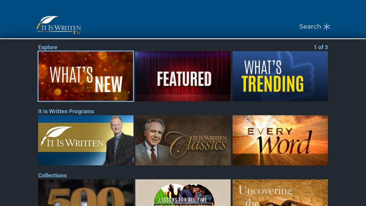 It Is Written TV | RK Guide