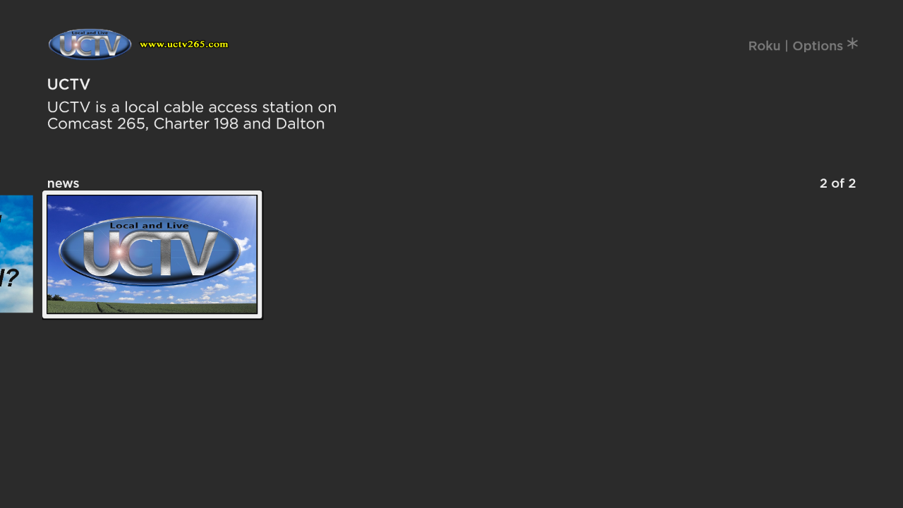 UCTV Live | Roku Channel Store | Roku