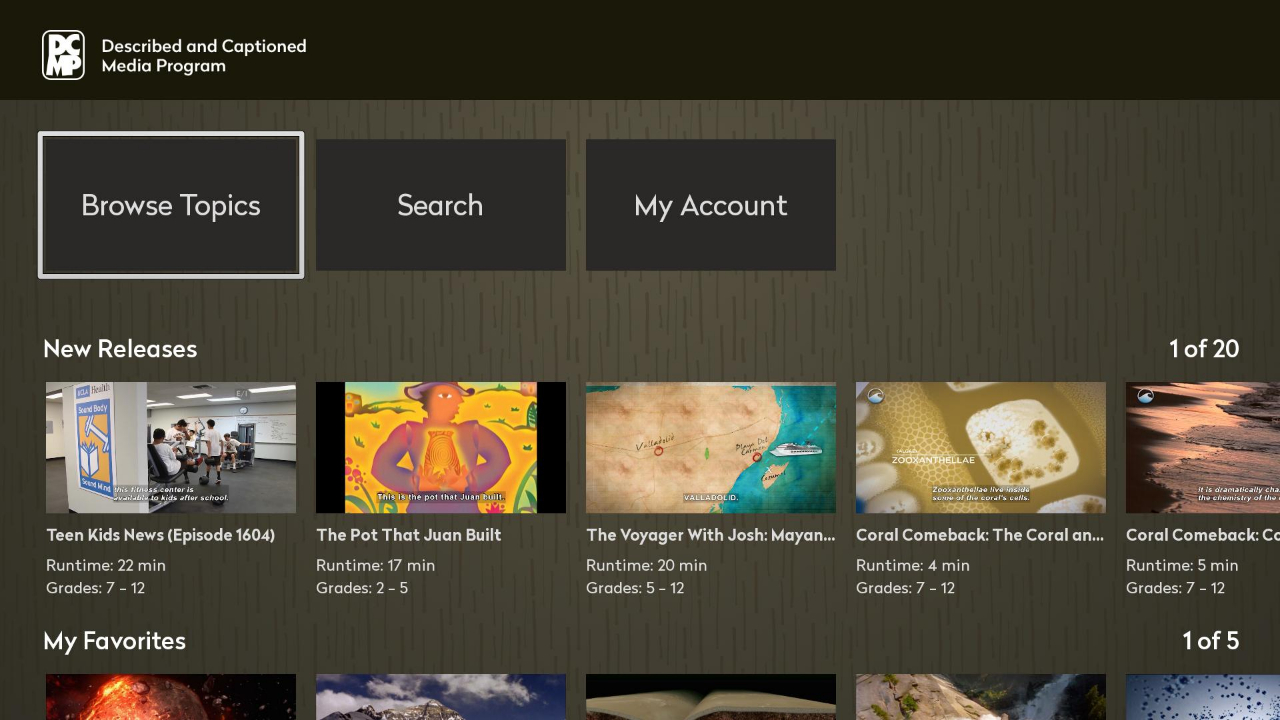 DCMP | TV App | Roku Channel Store | Roku