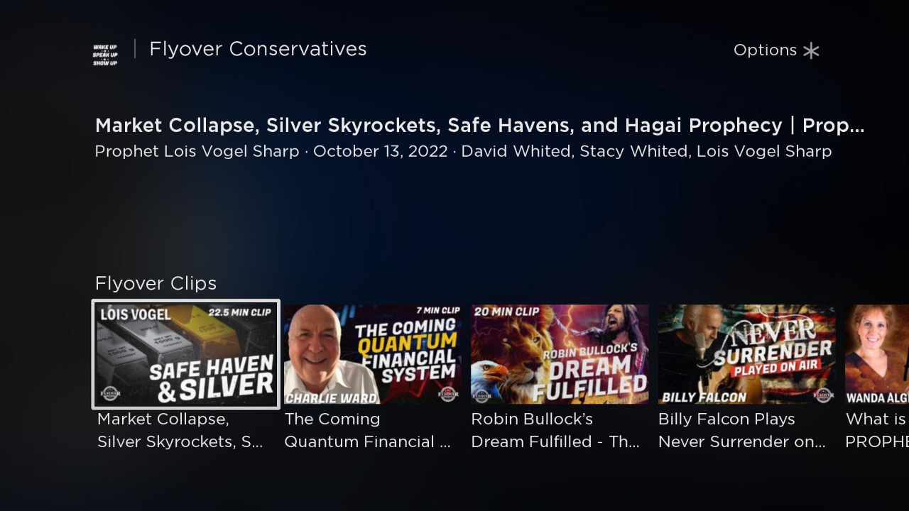 Flyover Conservatives | TV App | Roku Channel Store | Roku