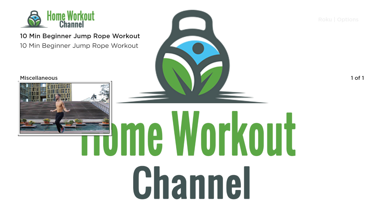 Home Workout Channel | TV App | Roku Channel Store | Roku