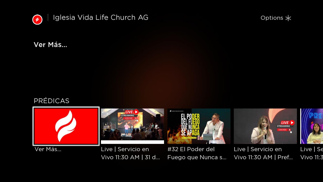 Iglesia Vida Life Church AG | TV App | Roku Channel Store | Roku