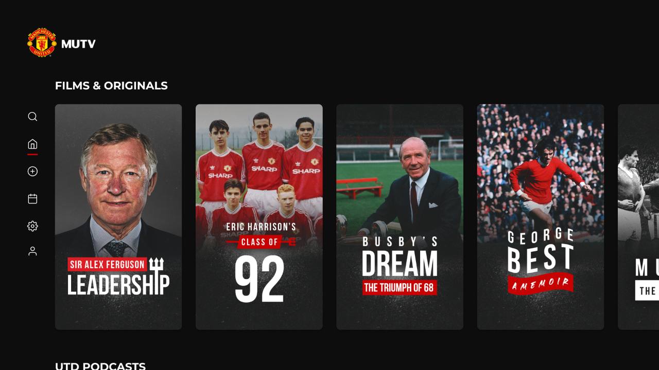 MUTV - Manchester United TV | TV App | Roku Channel Store | Roku