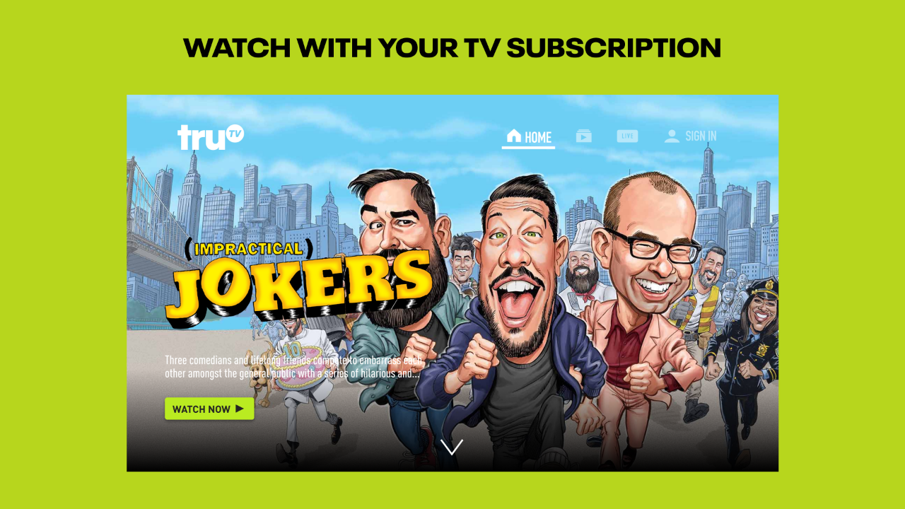 truTV | TV App | Roku Channel Store | Roku