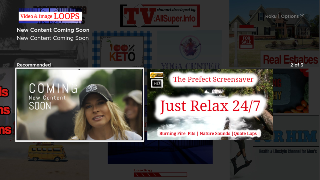 Video and Image Loops | TV App | Roku Channel Store | Roku