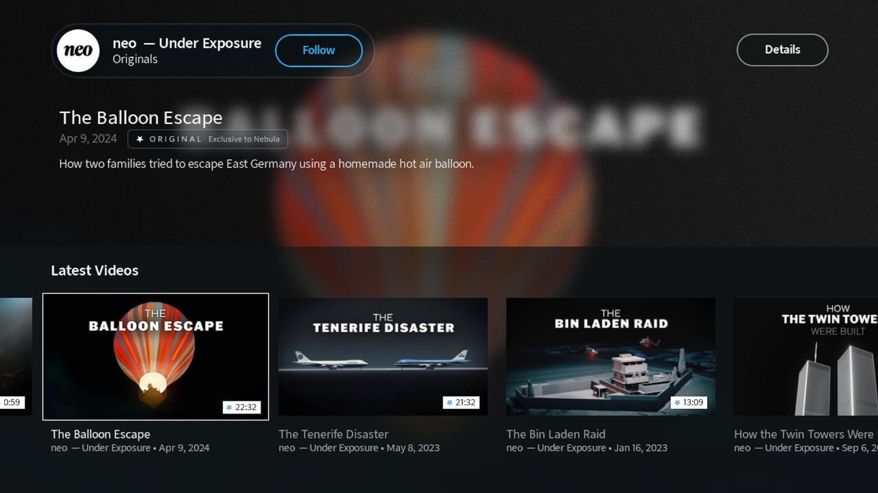Nebula | TV App | Roku Channel Store | Roku