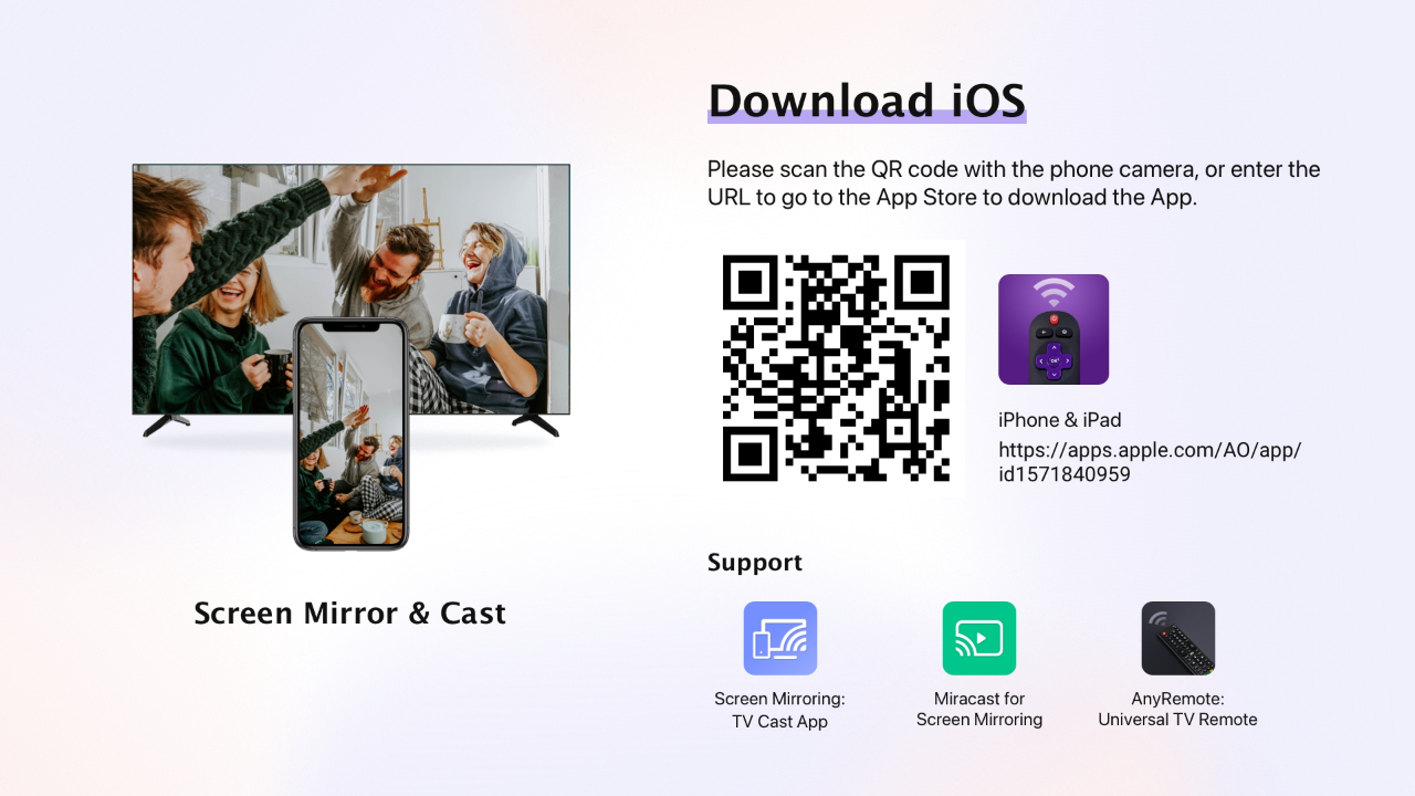 Screen Mirroring & TV Cast | Tienda de canales Roku | Roku