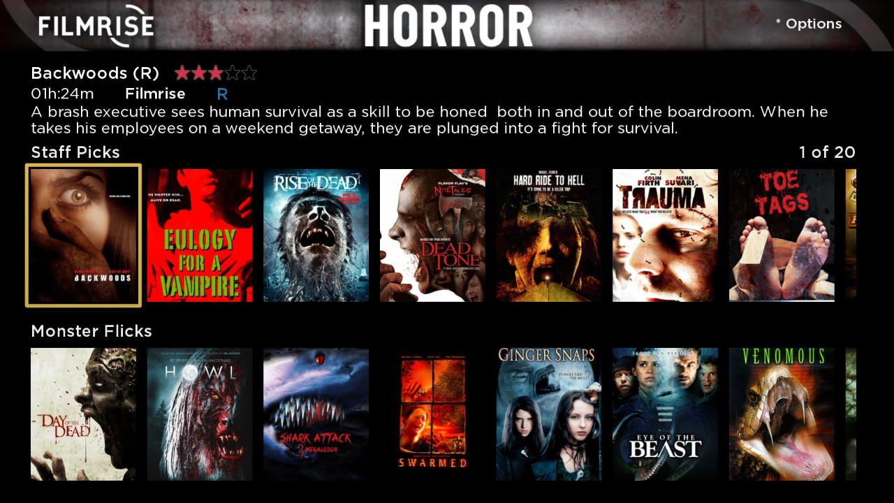 FilmRise Horror | TV App | Roku Channel Store | Roku