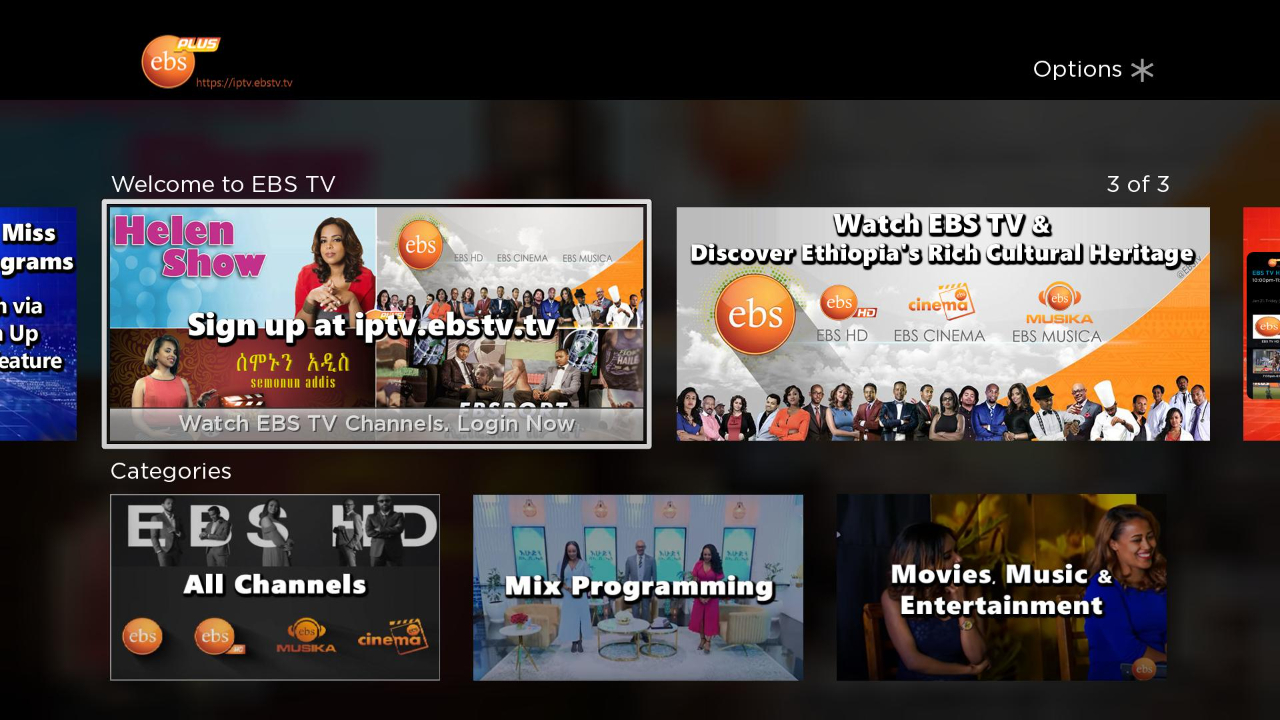 EBS TV - Ethiopian Broadcasting Service | TV App | Roku Channel Store | Roku