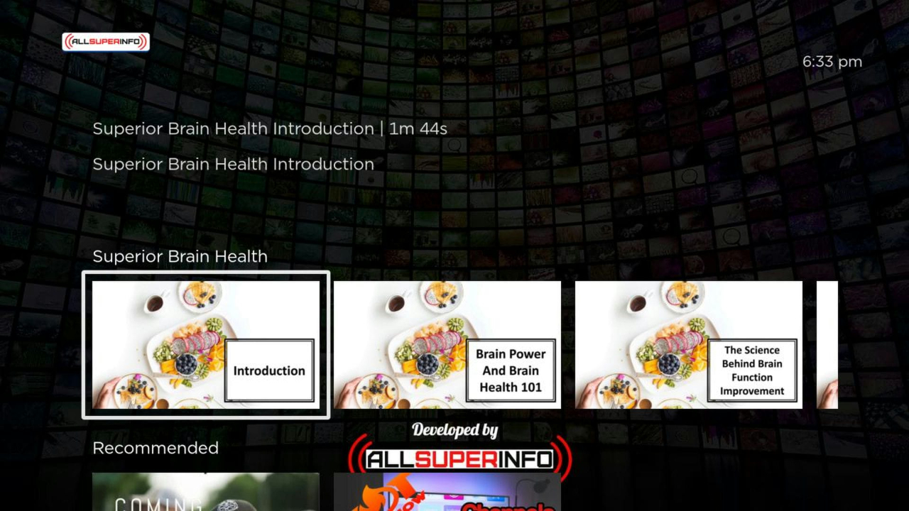 Brain Health 101 | TV App | Roku Channel Store | Roku