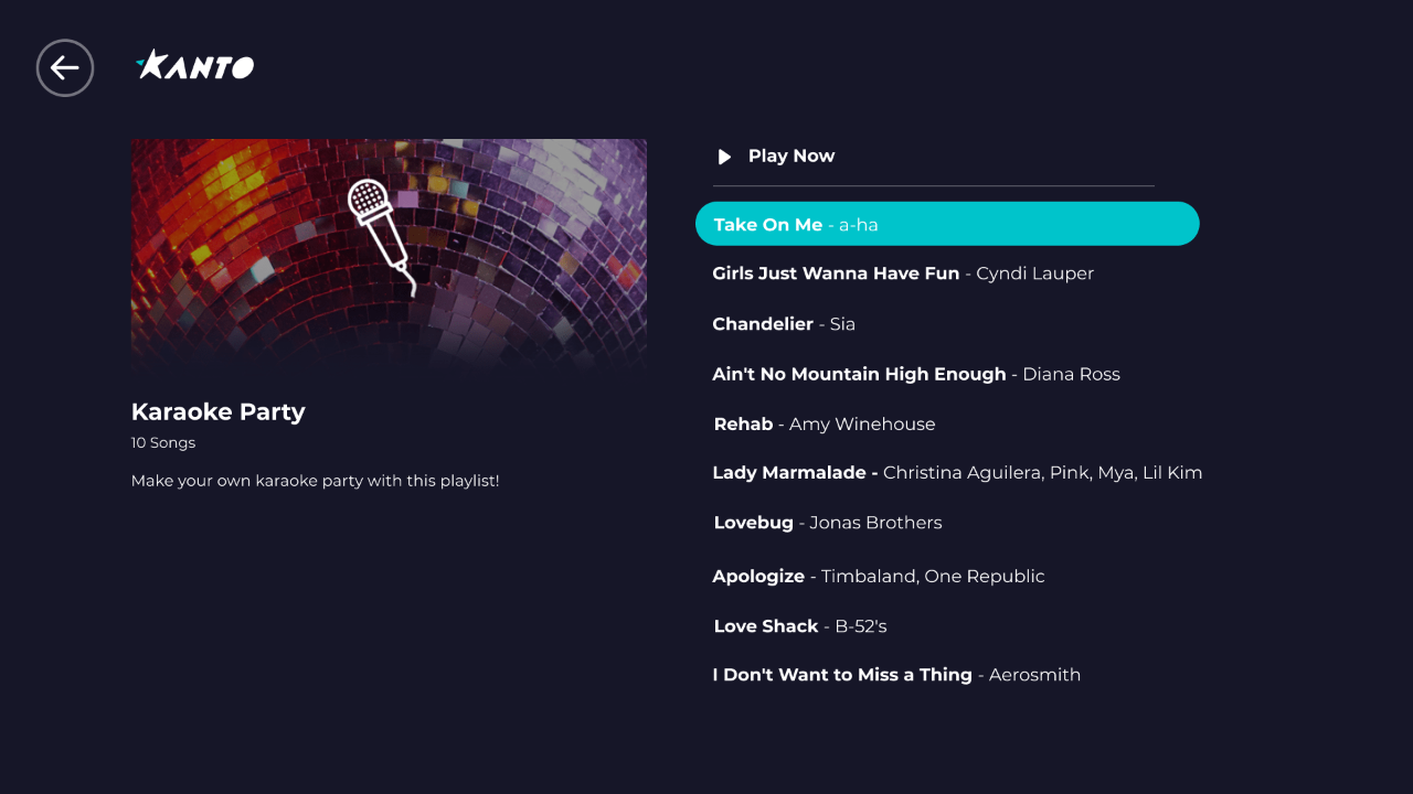 Kanto: Karaoke at home | TV App | Roku Channel Store | Roku