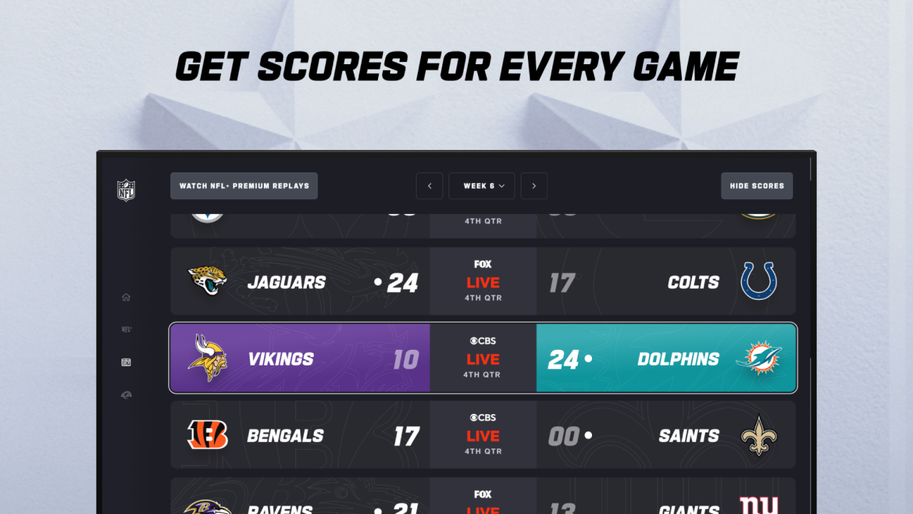 NFL | TV App | Roku Channel Store | Roku