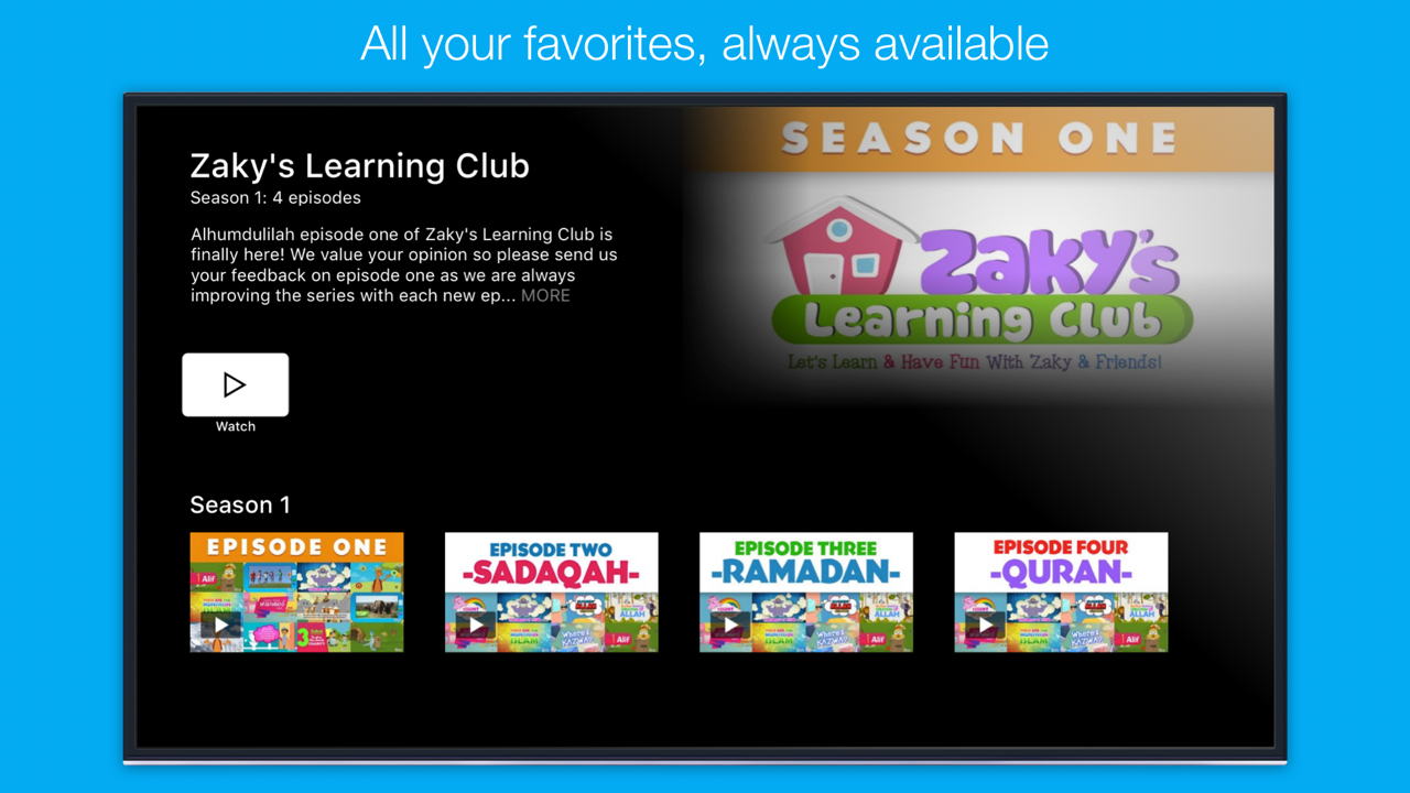 One4Kids TV | TV App | Roku Channel Store | Roku