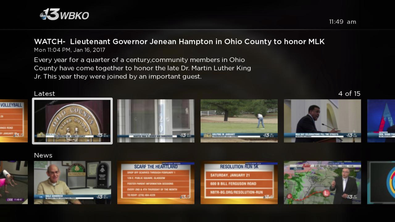 WBKO News | TV App | Roku Channel Store | Roku