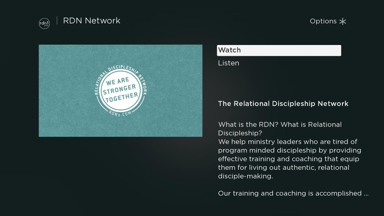 RDN Network | TV App | Roku Channel Store | Roku