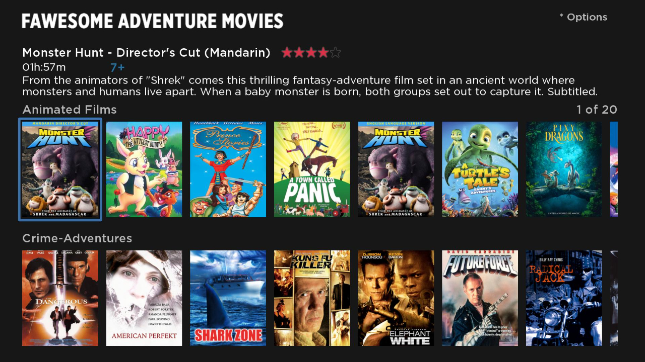 Adventure Movies & TV by Fawesome | TV App | Roku Channel Store | Roku