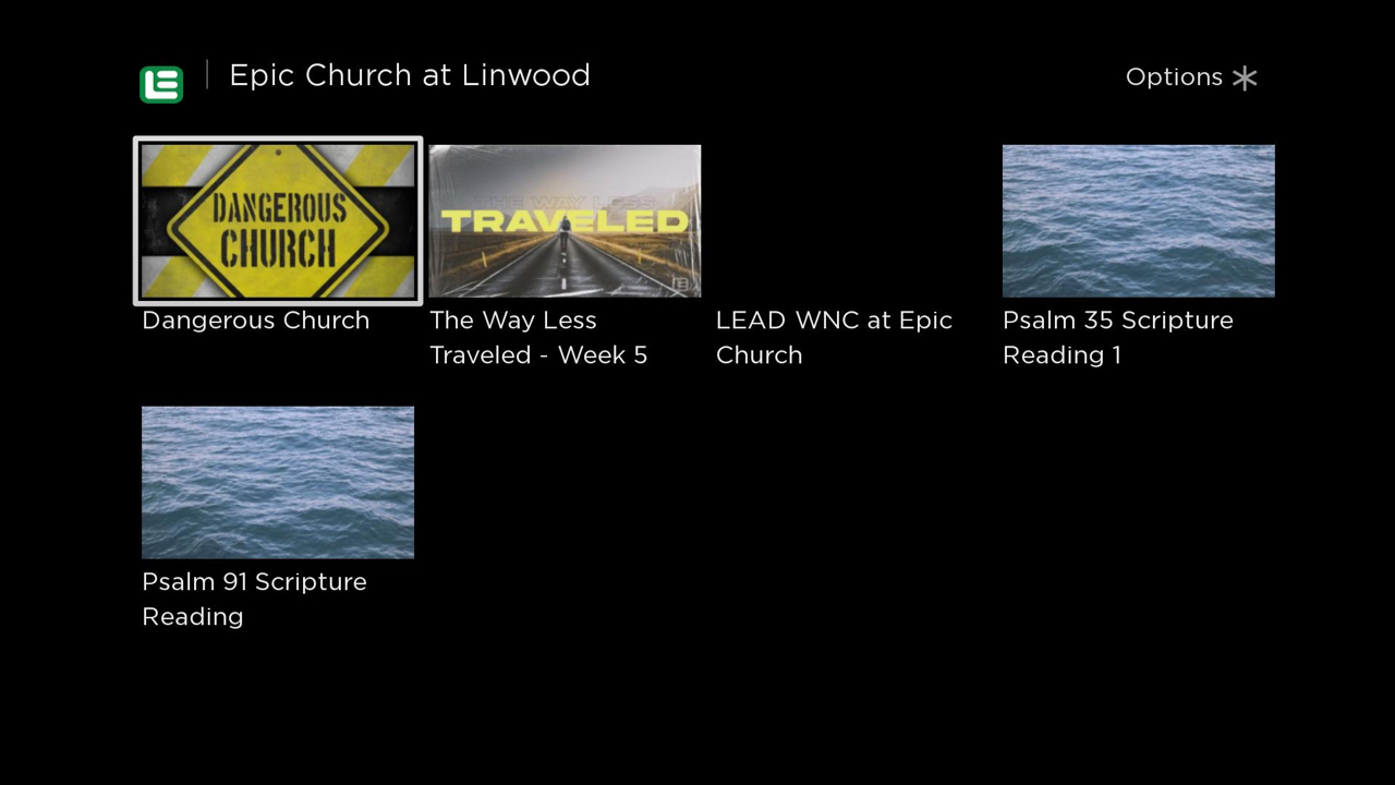 Epic Church at Linwood | TV App | Roku Channel Store | Roku