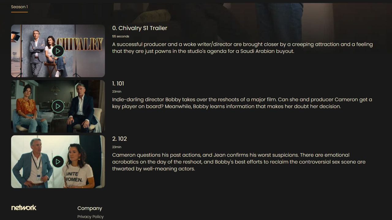 The Network | TV App | Roku Channel Store | Roku