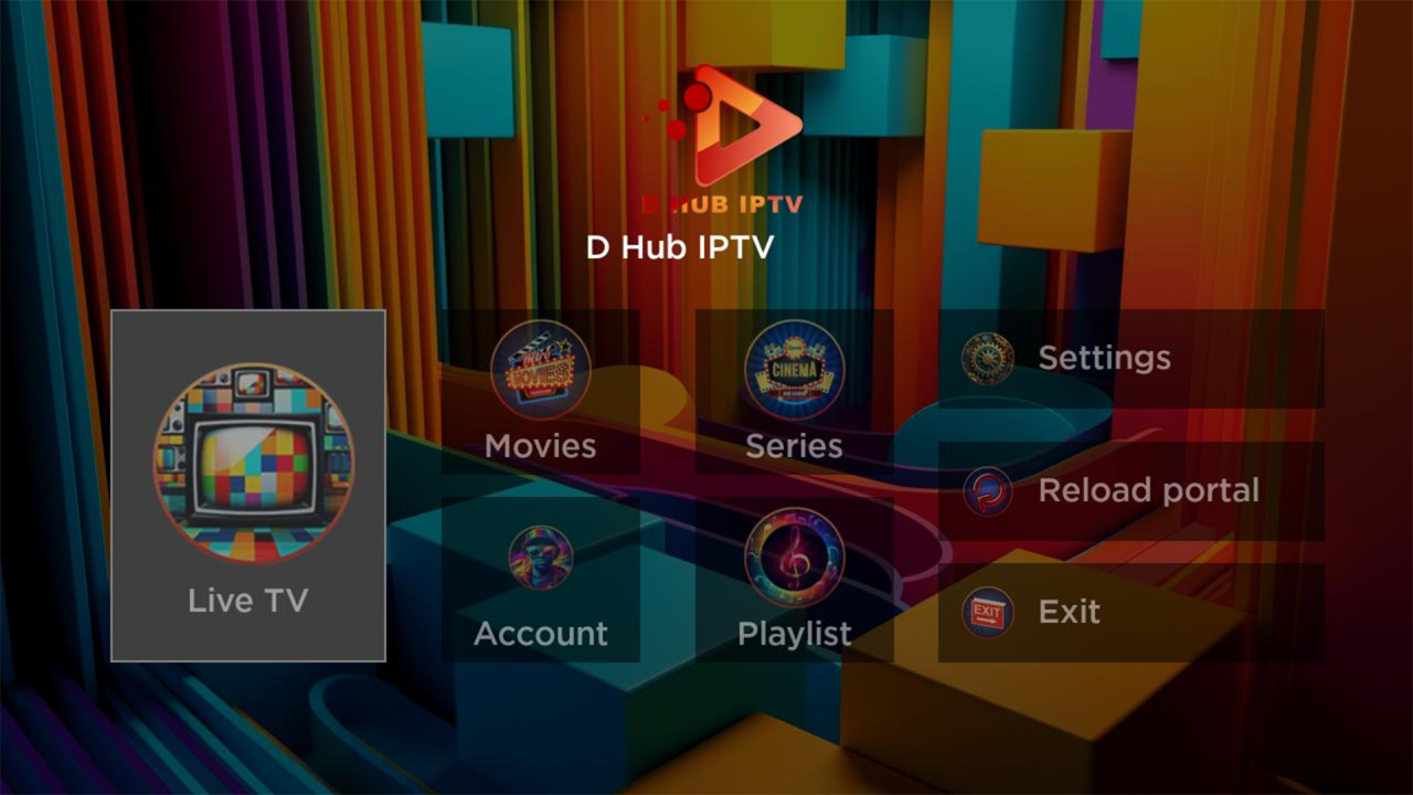 D Hub IPTV | RK Guide