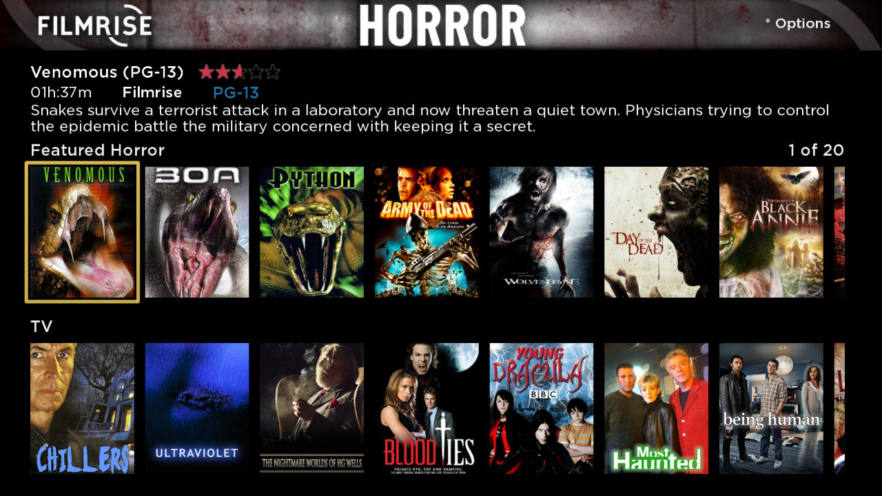 FilmRise Horror | TV App | Roku Channel Store | Roku