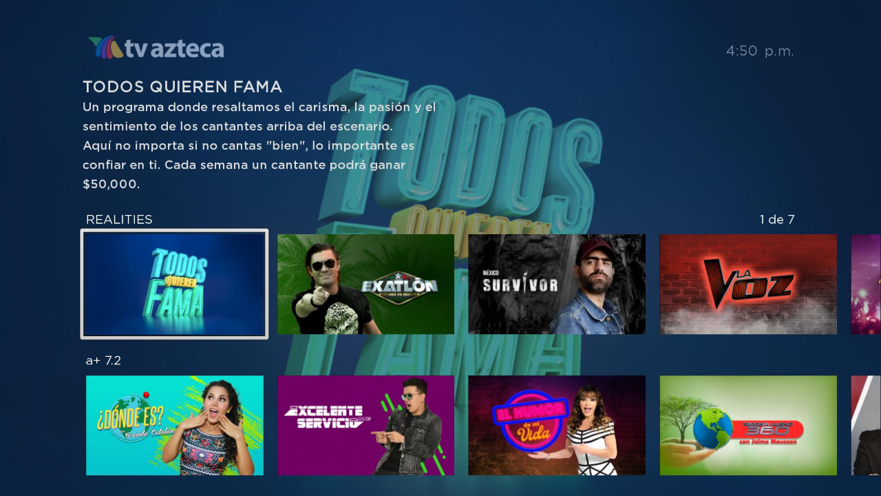 TV Azteca | Tienda de canales Roku | Roku