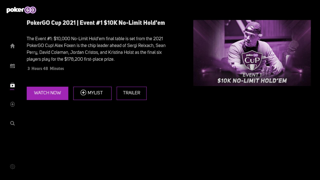 PokerGO: Stream Poker TV | TV App | Roku Channel Store | Roku