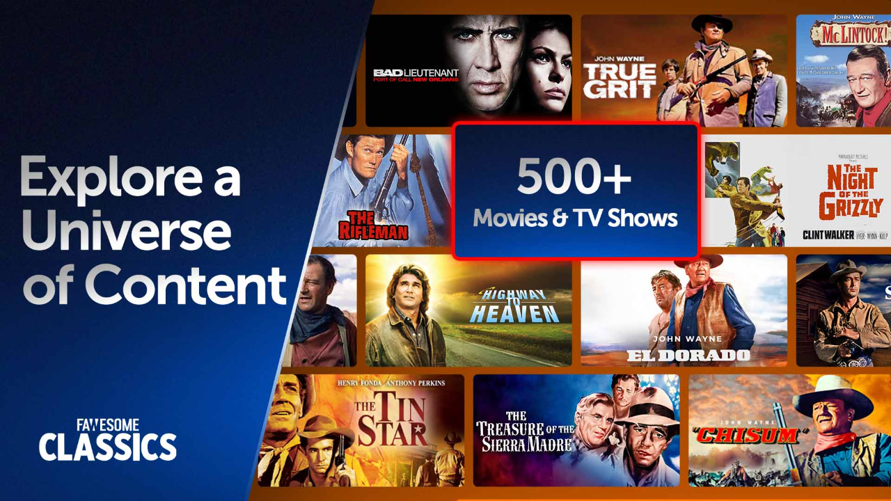 Classic Movies & TV by Fawesome | TV App | Roku Channel Store | Roku