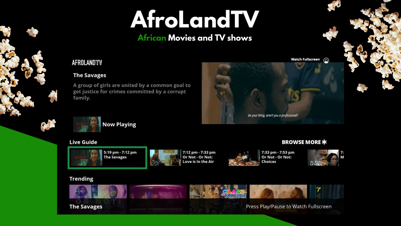 AfroLandTV | TV App | Roku Channel Store | Roku