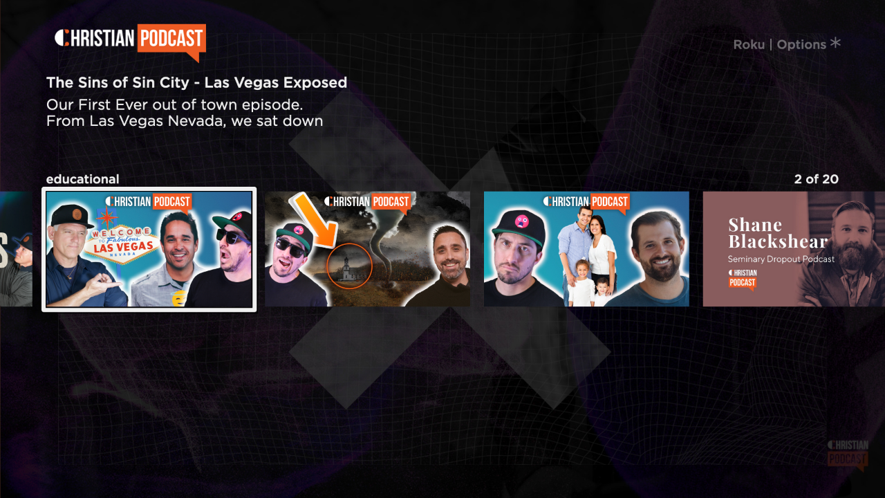 Christian Podcast | TV App | Roku Channel Store | Roku