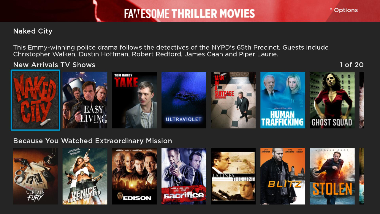 Thriller Movies & TV by Fawesome | TV App | Roku Channel Store | Roku