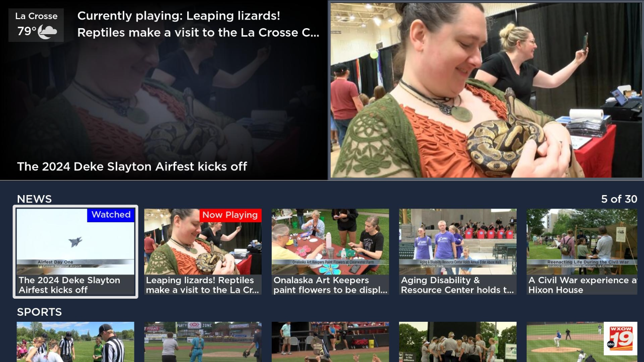 WXOW News 19 | TV App | Roku Channel Store | Roku