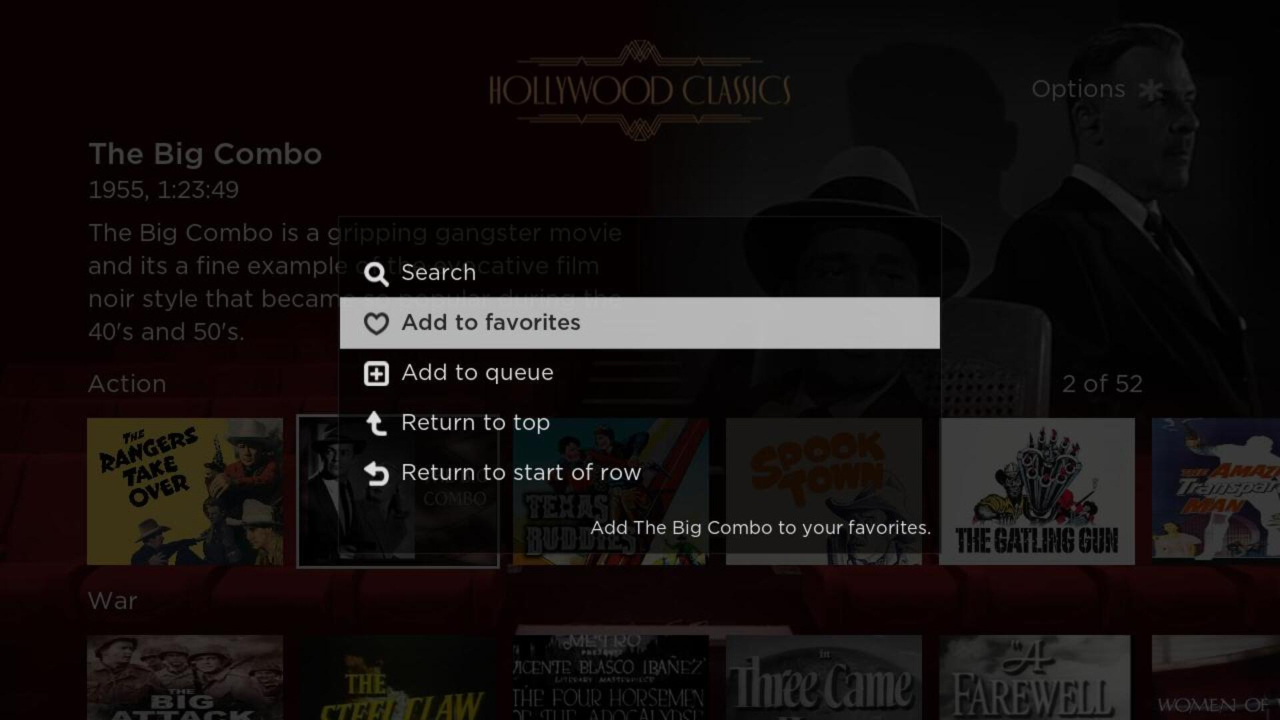 Hollywood Classics | TV App | Roku Channel Store | Roku