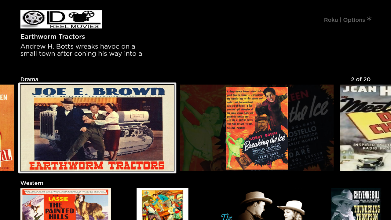 Old Reel Movies | Roku Channel Store | Roku