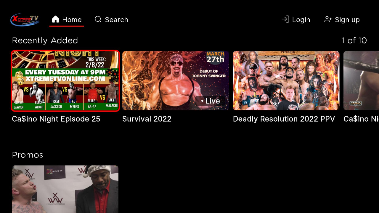 Xtreme World Wrestling | TV App | Roku Channel Store | Roku