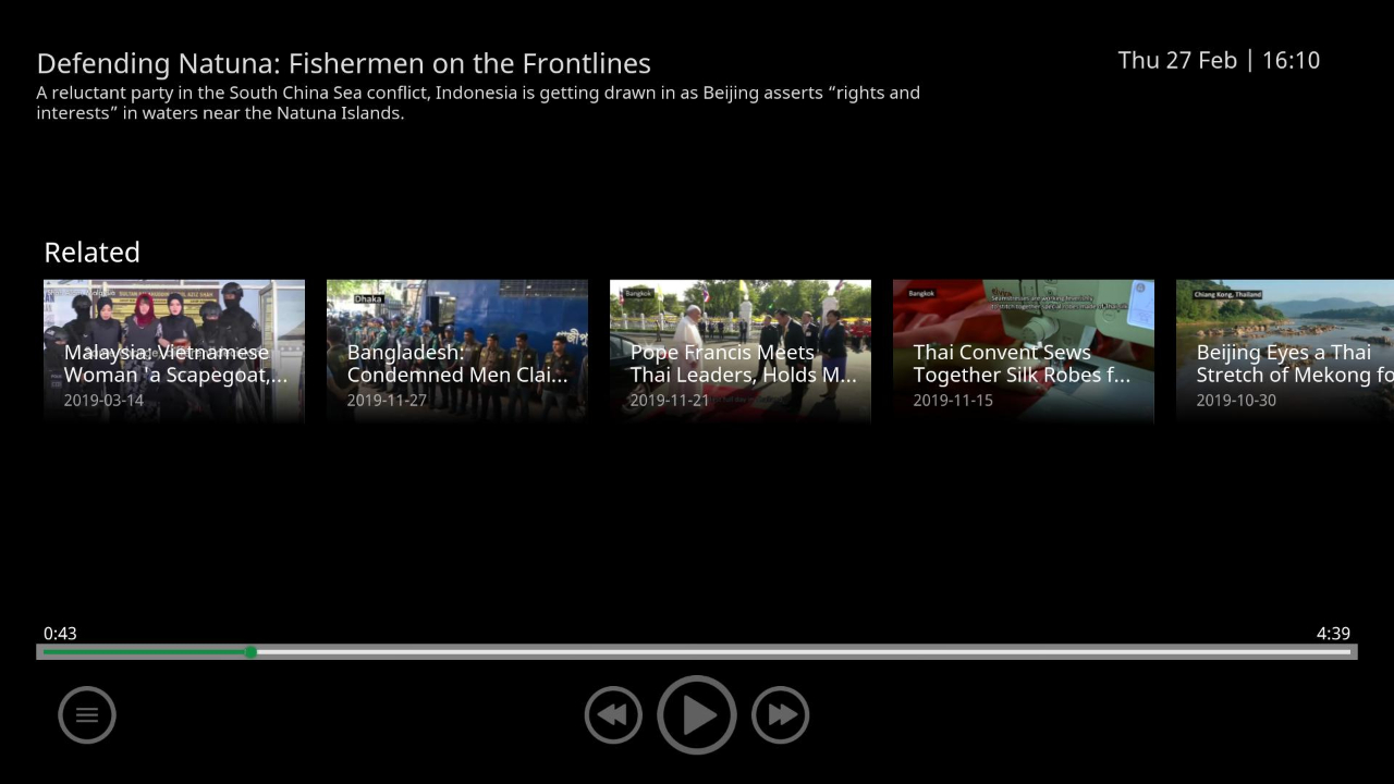 RFA | TV App | Roku Channel Store | Roku