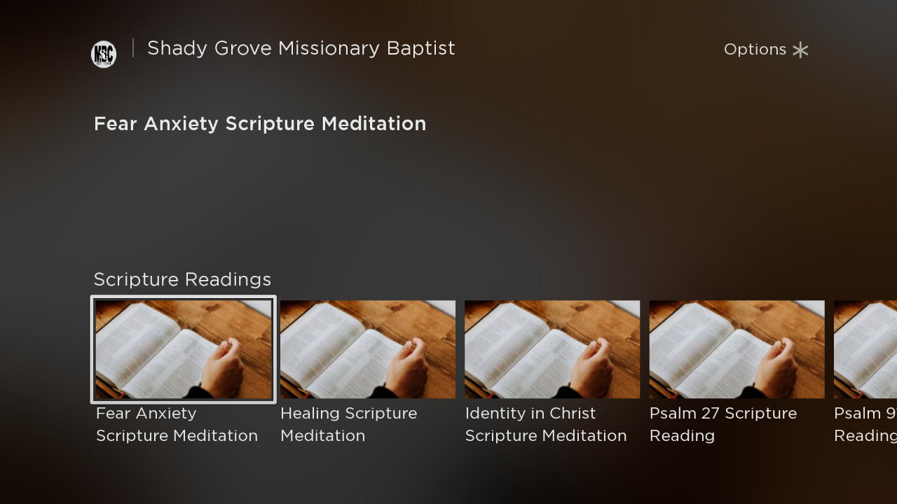 Shady Grove Missionary Baptist | TV App | Roku Channel Store | Roku